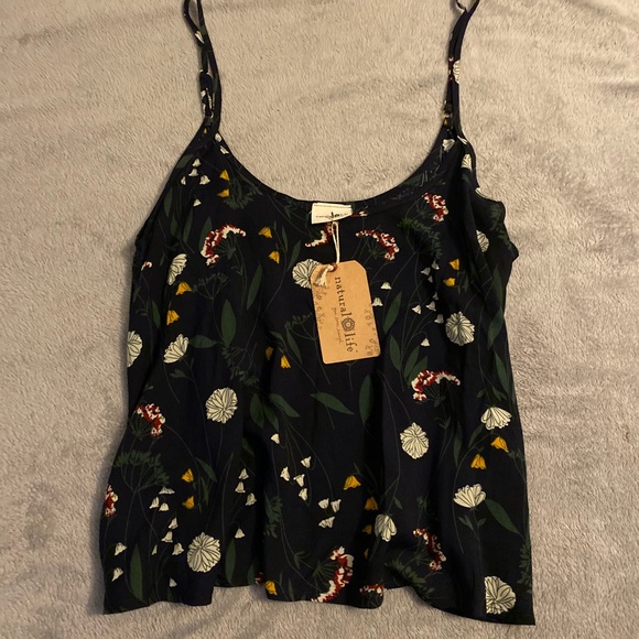 NATURAL LIFE | Tops | Natural Life Floral Tank Top Size L | Poshmark
